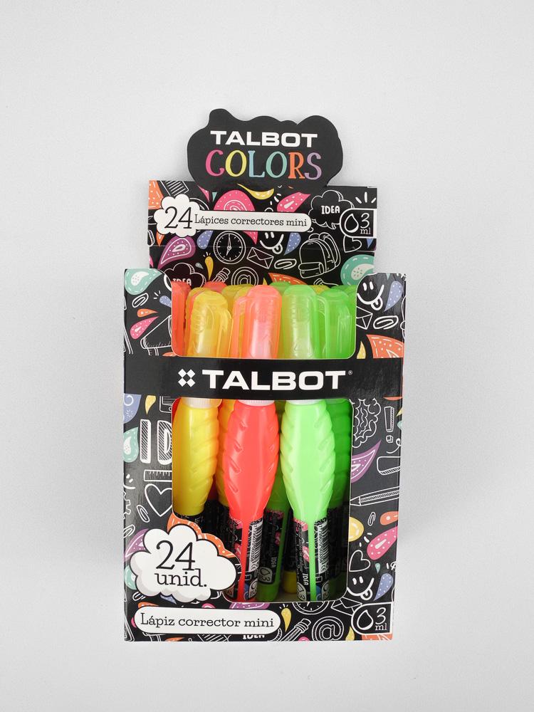 Distribuidora ORFEI - Catálogo | CORRECTOR TALBOT MINI 3ML NEON 4509